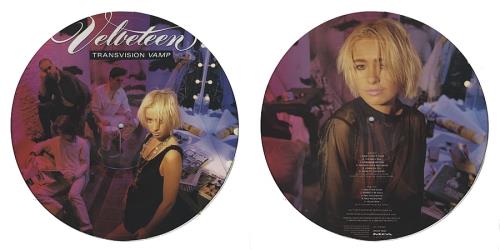 Transvision Vamp Velveteen UK picture disc LP (vinyl picture disc album ...