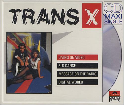 Trans X Living On Video German CD single (CD5 / 5") (156949)