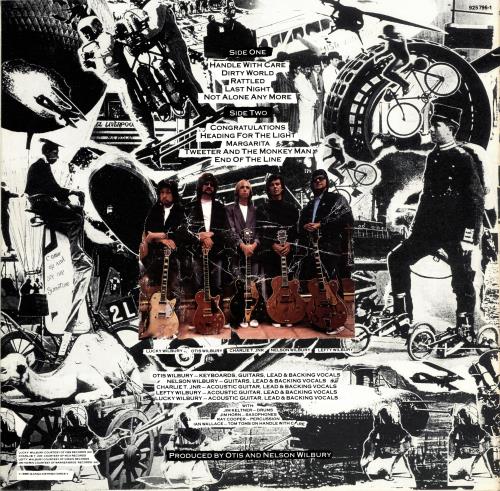 Traveling Wilburys Volume One + Stickers UK vinyl LP album (LP record) (66838)