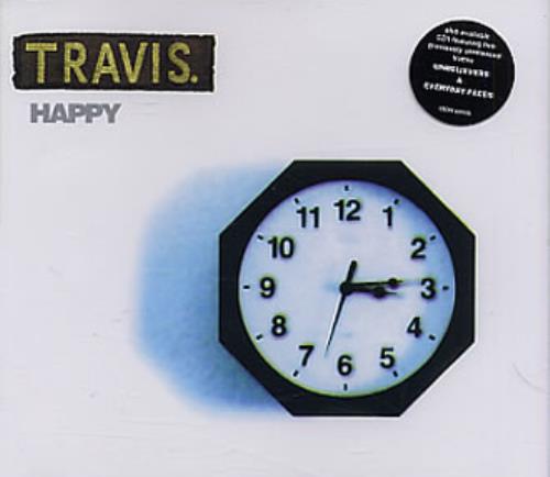 Travis (90s) Happy UK CD single (CD5 / 5") (159386)
