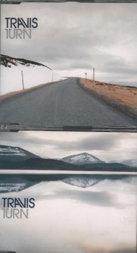 Travis (90s) Turn UK 2-CD single set (Double CD single) (146982)