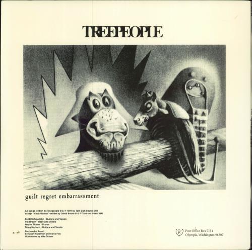 Treepeople Guilt Regret Embaressment US vinyl LP album (LP record) (787260)