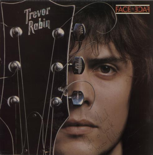 Trevor Rabin Face To Face - Autographed UK vinyl LP album (LP record ...