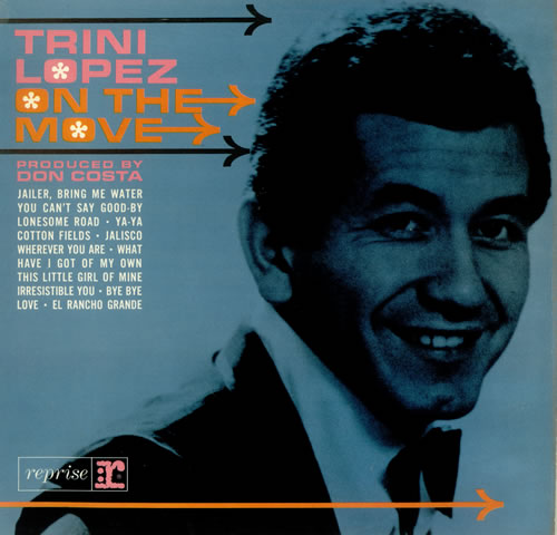 Trini Lopez On The Move UK vinyl LP album (LP record) (456821)