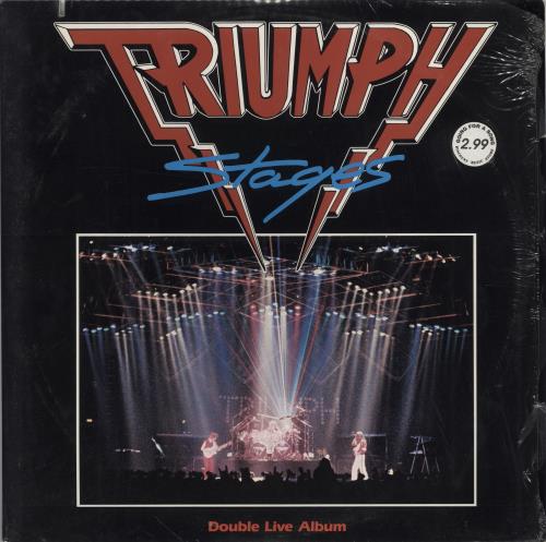 Triumph Stages US 2-LP vinyl record set (Double LP Album) (777536)