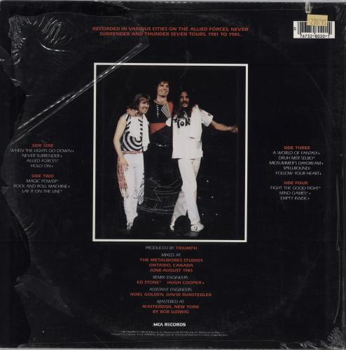 Triumph Stages US 2-LP vinyl record set (Double LP Album) (777536)