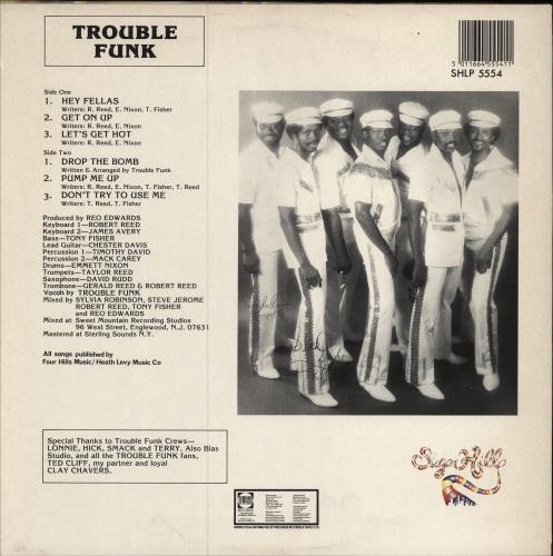 Trouble Funk Drop The Bomb UK vinyl LP album (LP record) (779846)