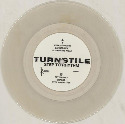 Turnstile Step 2 Rhythm - Clear vinyl US 7" vinyl single (7 inch record / 45) (756885)