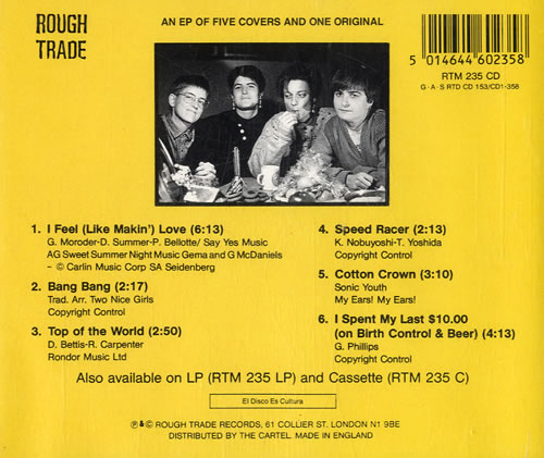 Two Nice Girls Like A Version UK CD single (CD5 / 5") (547291)