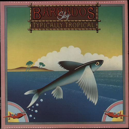 Typically Tropical Barbados Sky UK vinyl LP album (LP record) (640696)