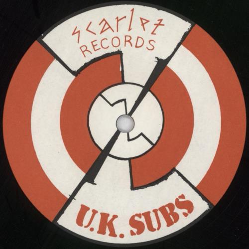 U.K. Subs Flood Of Lies - 1st UK vinyl LP album (LP record) (818709)