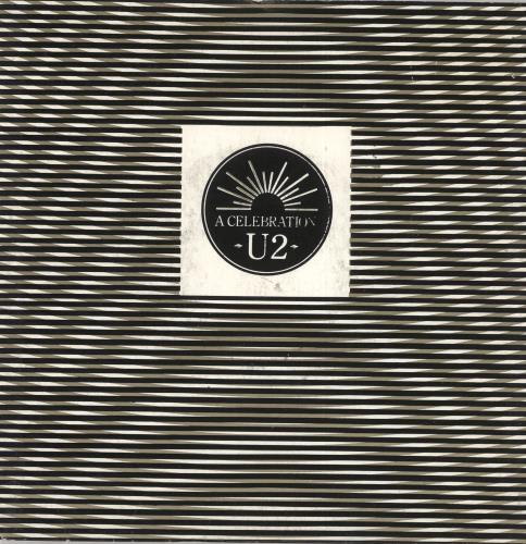 U2 A Celebration - Sunburst label Irish 7" vinyl single (7 inch record ...