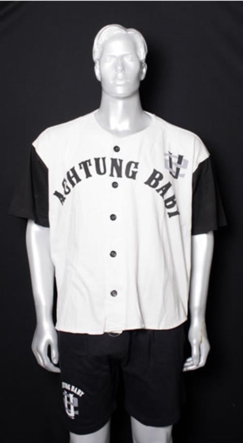 U2 Achtung Baby - Shorts & Baseball Shirt US t-shirt (546048)