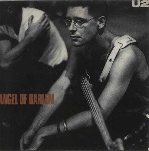 U2 Angel Of Harlem UK 7" vinyl single (7 inch record / 45) (67223)