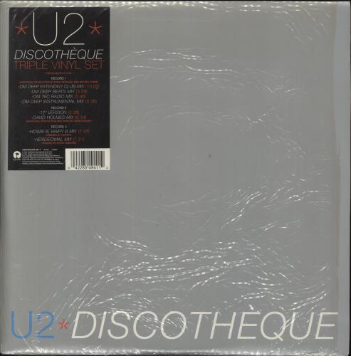 U2 Discotheque + Poster - Shrink UK 12" vinyl single (12 inch record ...