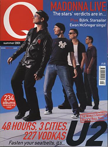 U2 Q Magazine UK magazine (380159) SUMMER 2001