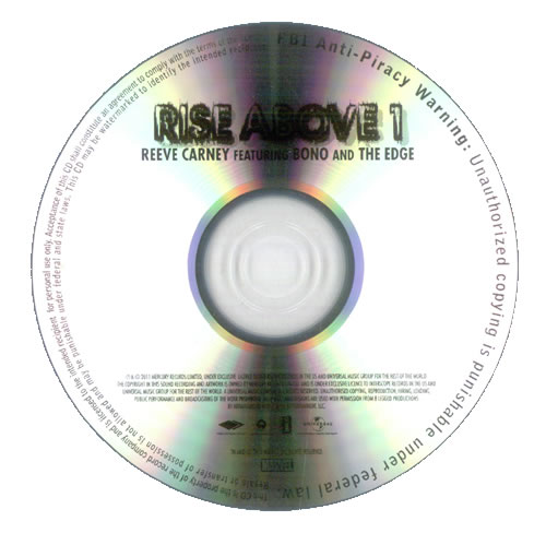 U2 Rise Above 1 US Promo CD-R acetate (540570)