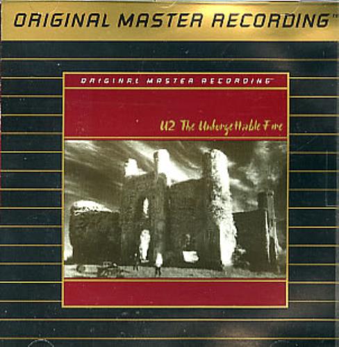 U2 The Unforgettable Fire - Gold Cd US CD album (CDLP) (42984)