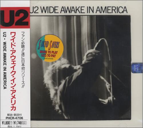U2 Wide Awake In America - Sealed Japanese CD album (CDLP) (368143)