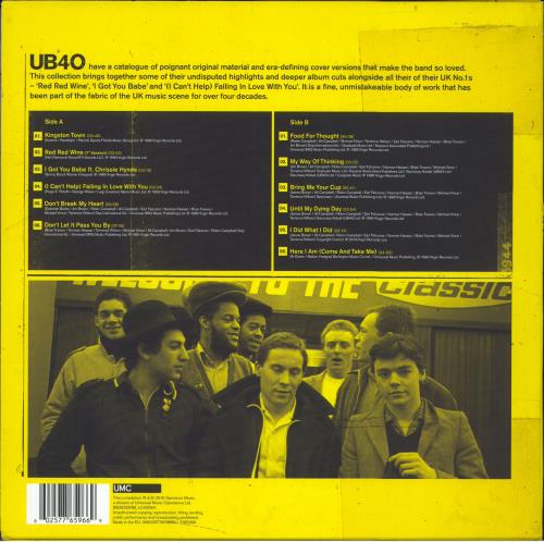 UB40 Red Red Wine (The Collection) UK vinyl LP album (LP record) (816853)