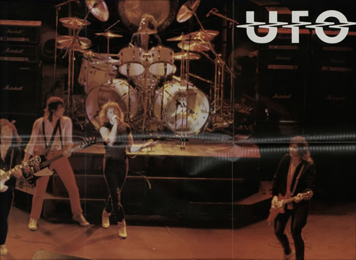 UFO No Place To Run + Poster UK tour programme (569678) TOUR PROGRAMME