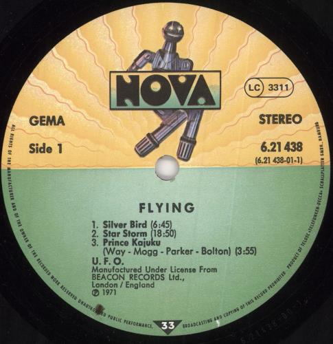 UFO UFO 2 - Flying German vinyl LP album (LP record) (570498)