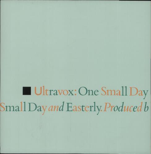 Ultravox One Small Day (Special Re-Mix) UK 12" vinyl single (12 inch ...