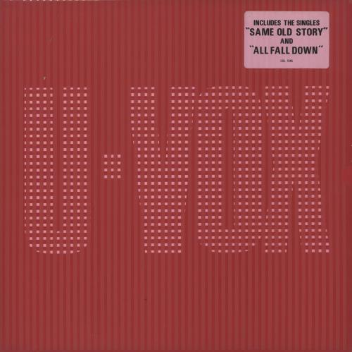 Ultravox U-Vox - PVC + Stickered UK vinyl LP album (LP record) (20429)