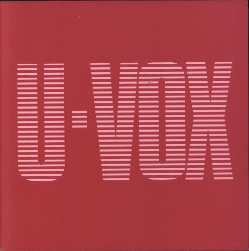 Ultravox U-Vox UK vinyl LP album (LP record) (807339)