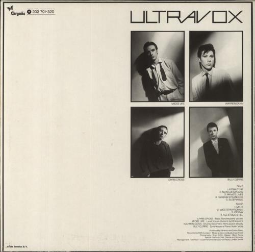 Ultravox Vienna German vinyl LP album (LP record) (579340)