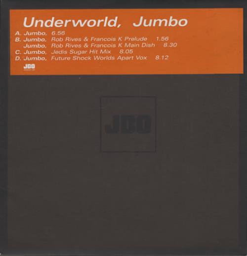 Underworld Jumbo - Double Pack UK Promo 12" vinyl single (12 inch ...