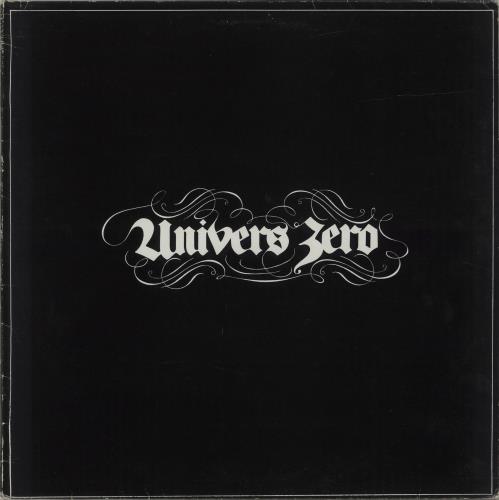 Univers Zero Univers Zéro French vinyl LP album (LP record) (680160)