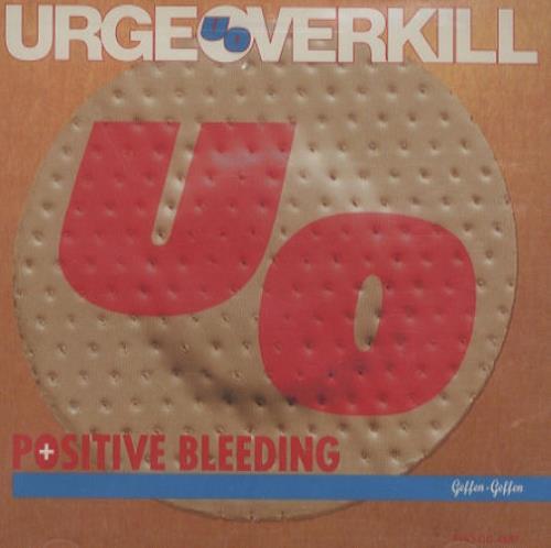 Urge Overkill Positive Bleeding US Promo CD single (CD5 / 5") (38210)