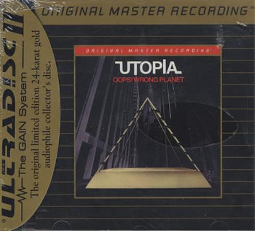 Utopia (US) Oops! Wrong Planet - Sealed US CD album (CDLP) (356571)