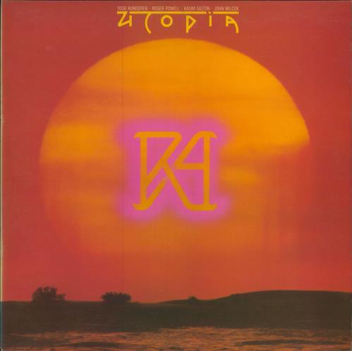 Utopia (US) Ra + Pyramid Insert UK vinyl LP album (LP record) (334712)