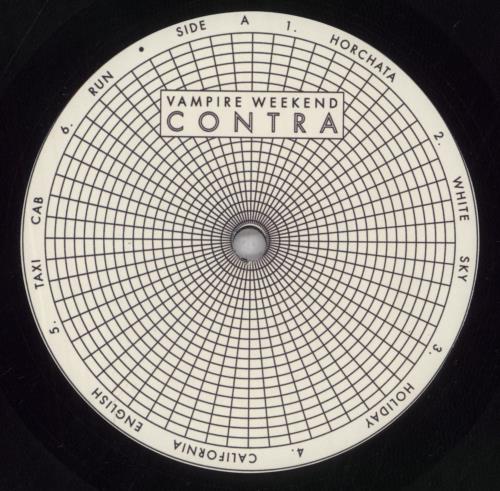 Vampire Weekend Contra UK vinyl LP album (LP record) (492299)