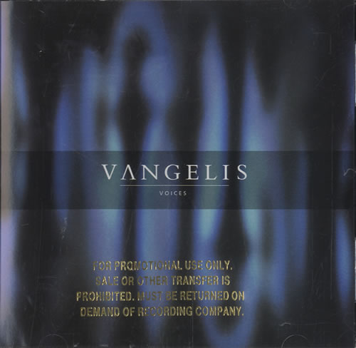Vangelis Voices US Promo CD album (CDLP) (470839)