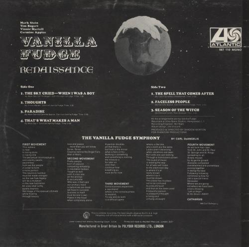 Vanilla Fudge Renaissance - VG UK vinyl LP album (LP record) (835329)