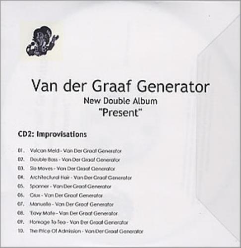 Van Der Graaf Generator Present UK CD-R acetate (324533)