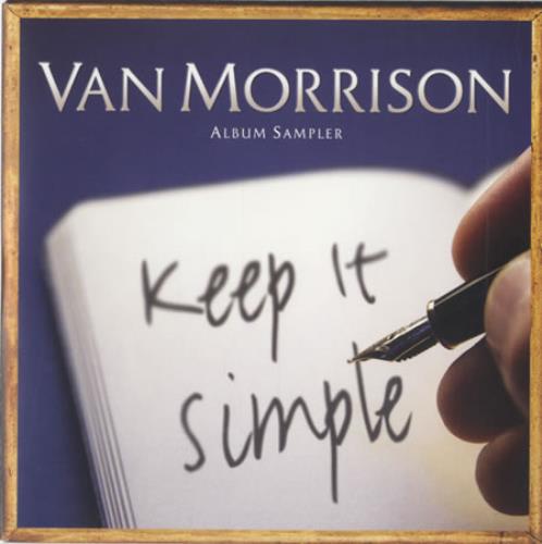 Van Morrison Keep It Simple - Album Sampler UK Promo CD single (CD5 / 5") (431360)