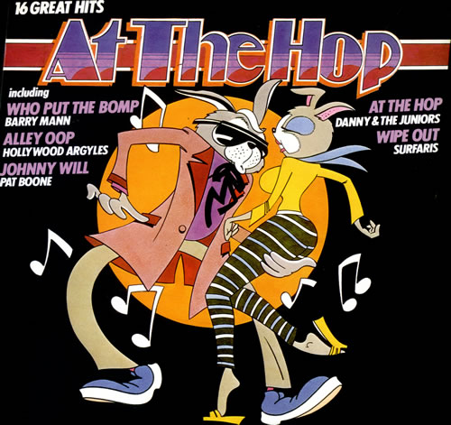 Various 50s Rock And Roll Rockabilly At The Hop Uk Vinyl Lp Album Lp