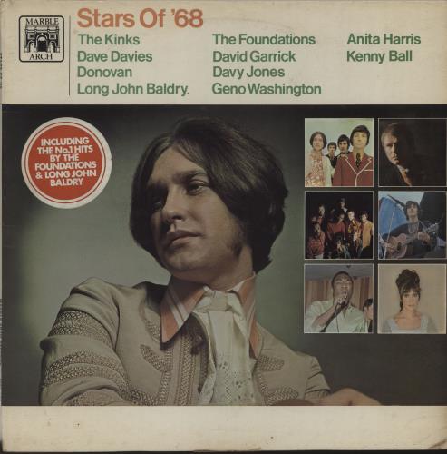 Various-60s & 70s Stars Of '68 UK vinyl LP album (LP record) (430674)