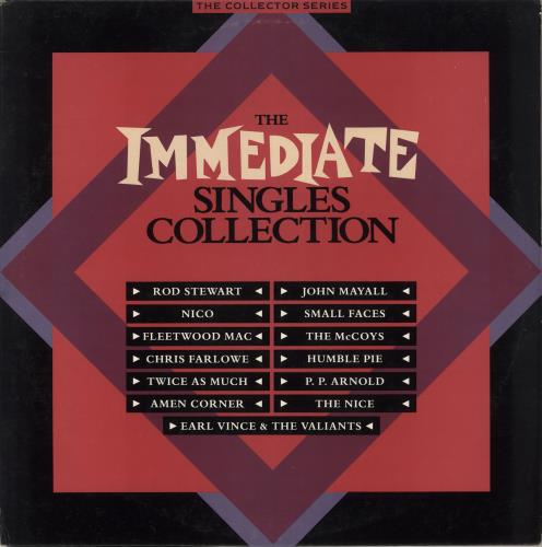 Various-60s & 70s The Immediate Singles Collection UK vinyl LP album ...