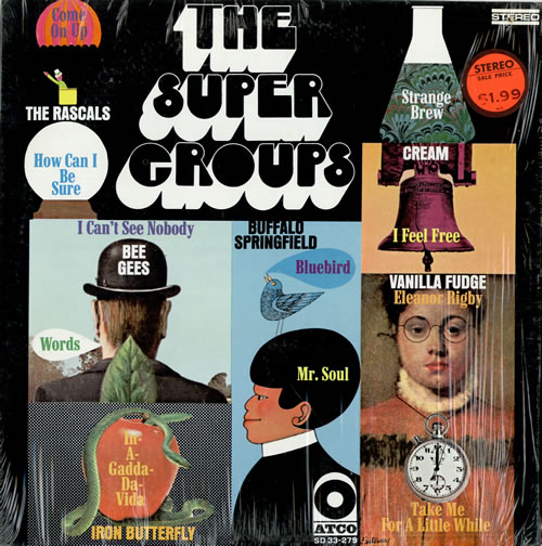 Various-60s & 70s The Super Groups US vinyl LP album (LP record) (460664)