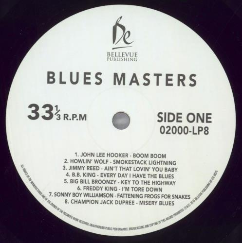 Various-Blues & Gospel Blues Masters UK vinyl LP album (LP record) (825579)