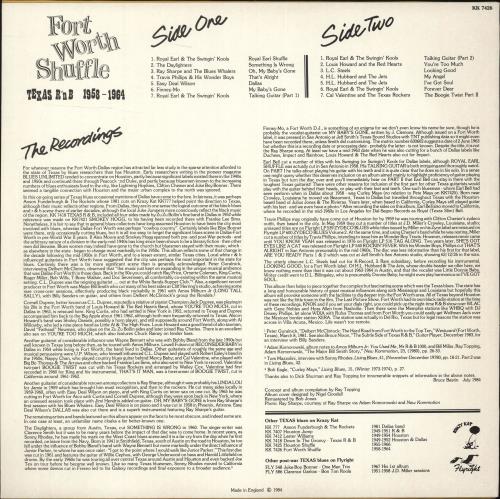 Various-Blues & Gospel Fort Worth Shuffle - Texas R 'n B 1958-1964 UK vinyl LP album (LP record ...