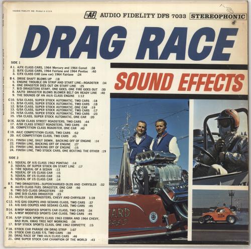Various-Cars & Motor Sports Drag Race Sound Effects / Pomona ...