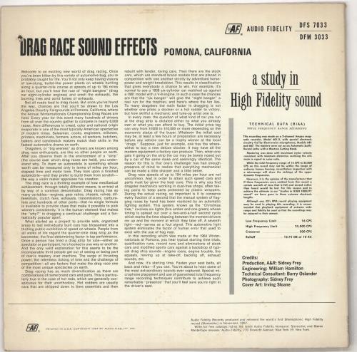 Various-Cars & Motor Sports Drag Race Sound Effects / Pomona ...