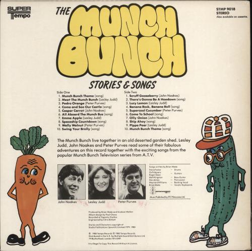 Various-Childrens The Munch Bunch: Stories and Songs UK vinyl LP album ...