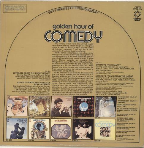 Various-Comedy Golden Hour Of Comedy UK vinyl LP album (LP record) (466559)
